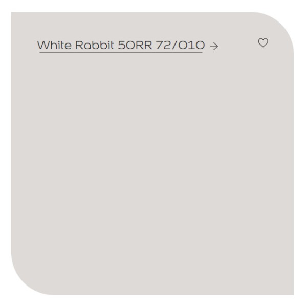 Dulux màu Xám ánh nâu White Rabbit 50RR 72/010
