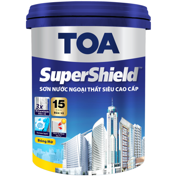 Sơn ngoại thất Toa Supershield bóng mờ - 3.785L