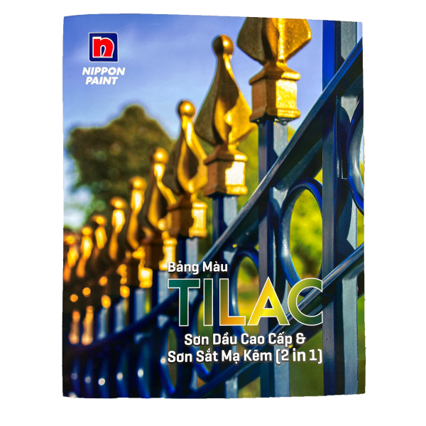 Bảng màu sơn sắt mạ kẽm NIPPON TILAC ( 2 trong 1 )