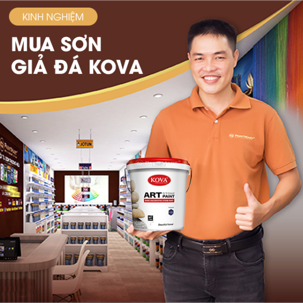 Những kinh nghiệm khi mua sơn giả đá Kova