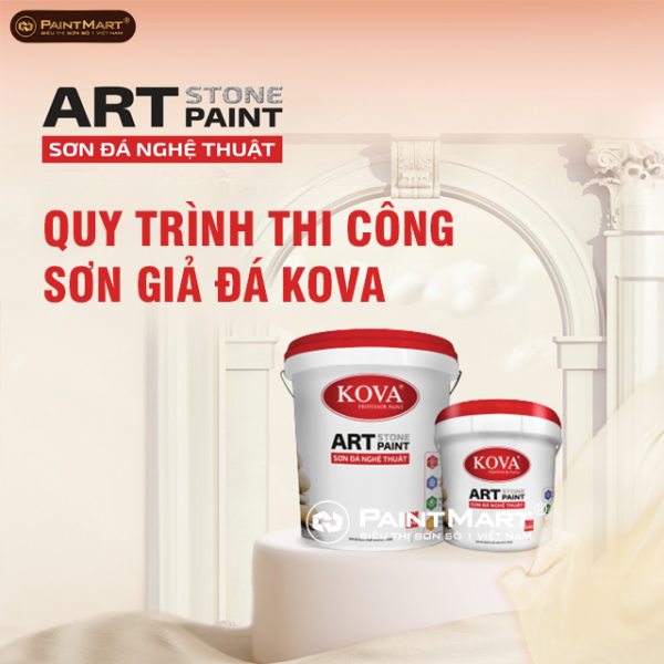 Quy trình thi công sơn giả đá Kova