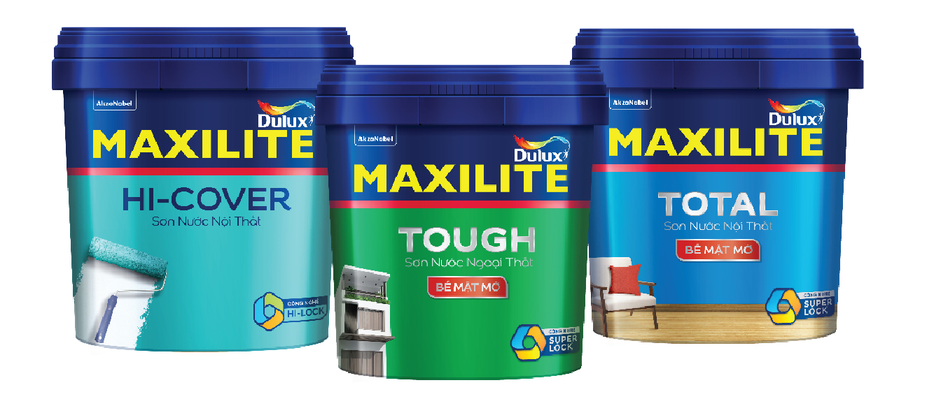 Giới thiệu nhận diện thương hiệu và sản phẩm Maxilite từ Dulux