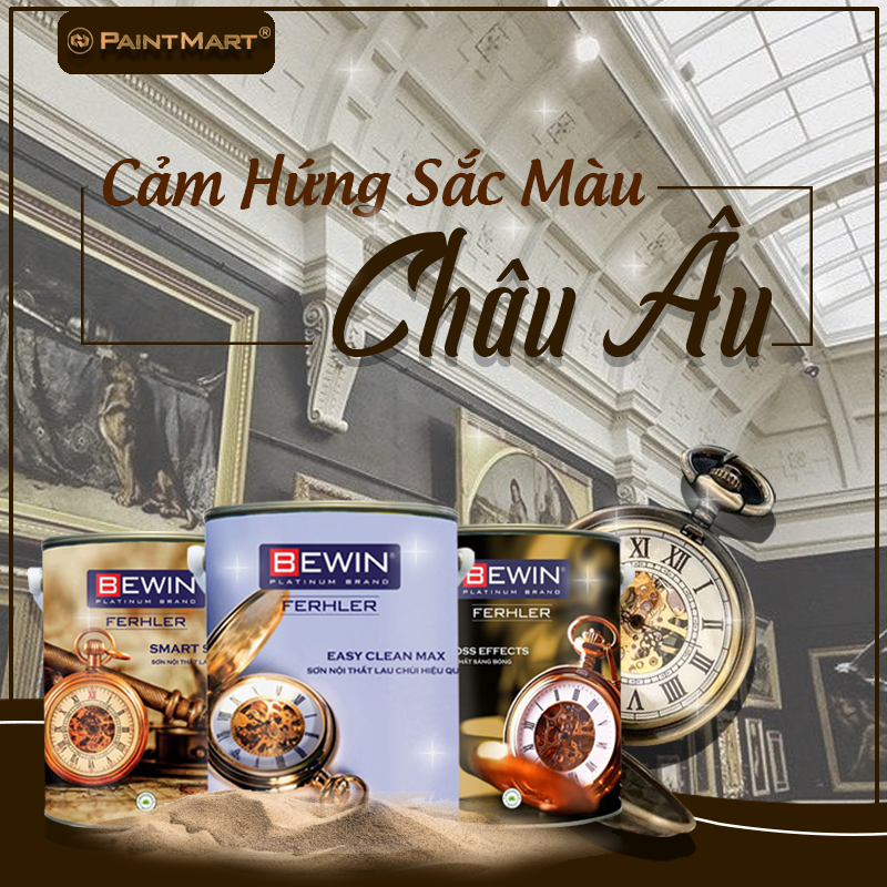 Sơn cao cấp Bewin đón đầu xu hướng màu sắc mới từ Châu Âu