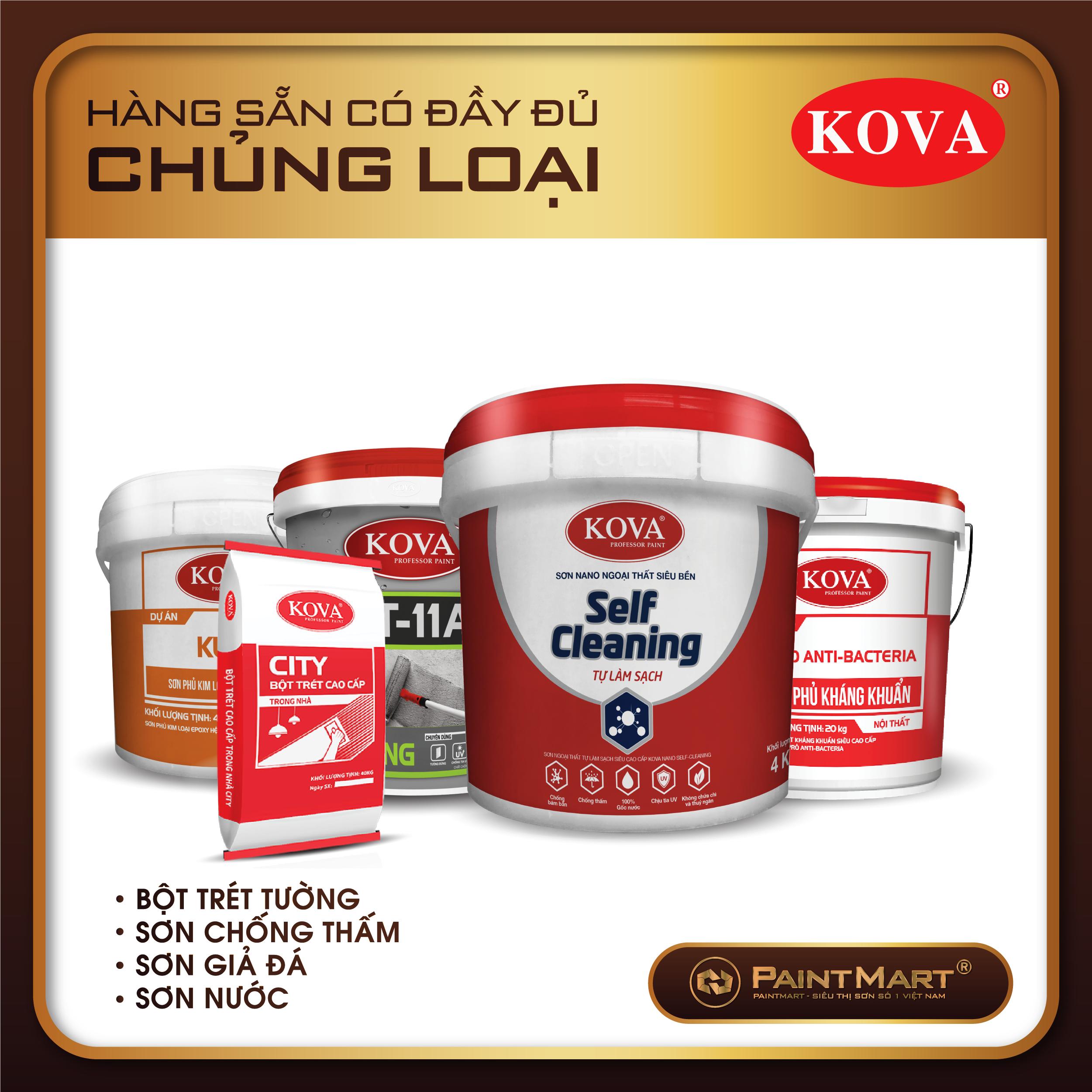 Vì sao bạn nên chọn mua sơn KOVA chính hãng tại Paintmart?